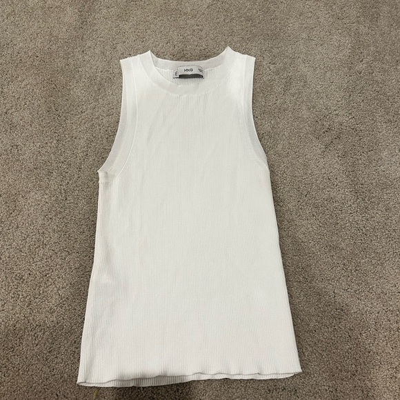 Mango | Tops | Basic White Tank | Poshmark